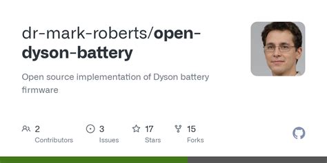 GitHub Dr Mark Roberts Open Dyson Battery Open Source Implementation