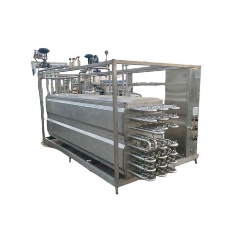High Efficiency 1000l H Tubular Uht Sterilization Machine For Juice Milk Concentrate Tubular
