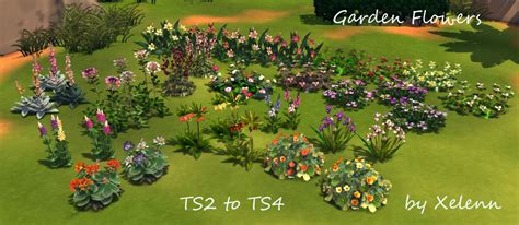 Sims 4 CC S The Best TS2 To TS4 Plants Flowers Mega Pack By Xelenn