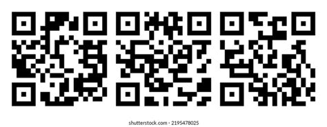 Set Qr Codes Sample Vector Qr Stock Vector Royalty Free 2197800883
