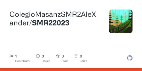 Github Colegiomasanzsmr2alexandersmr22023