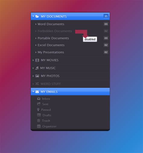 CSS3 Multi Level Accordion And Tree Menu By Elflaire CodeCanyon