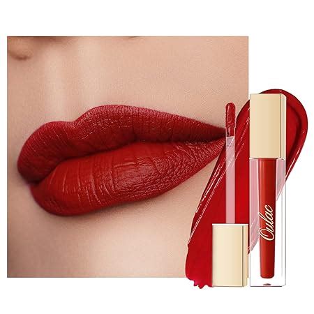 Oulac Lippenstift Rot Matt Langanhaltender Roter Lippenstifte