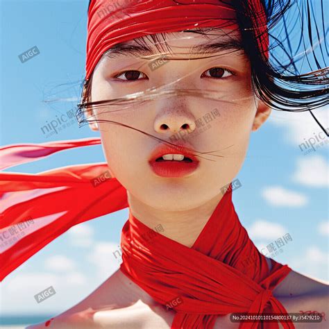 Ai创作图红火青春 红领巾少年 2018红飘带 校园运动会拍照造型 红领巾学生形象 红衣女孩子 戴红领巾的学生 穿红色衣服的少女 戴红领巾的小女孩 少数民族少女形象 高级感照片 艺术人像造型