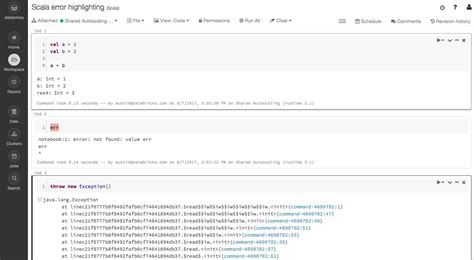 Databricks Notebook Keyboard Shortcuts DefKey
