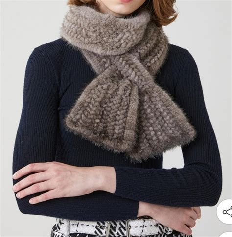 진도 천연모피 밍크 목도리 머플러 모피 헬로마켓