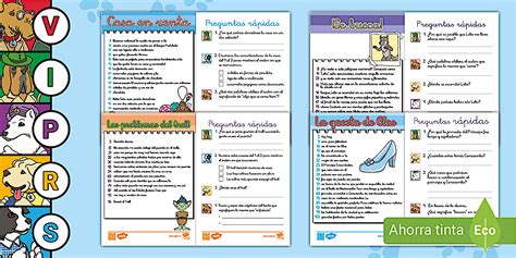 Tarjetas De Actividad Lectura En 1 Minuto Cuentos De Hadas