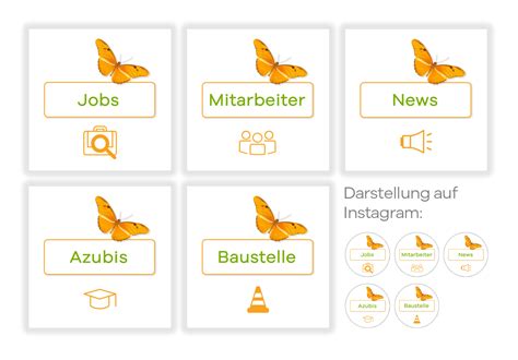 Deckblätter für Instagram Stories Sonstige Web Design Briefing designenlassen de