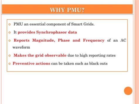 Phasor Measurement Unit PMU PDF