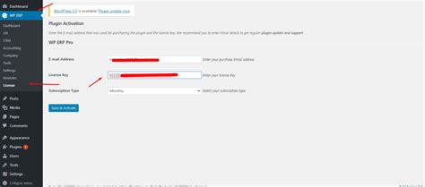 How To Activate Wp Erp Pro License Wp Erp