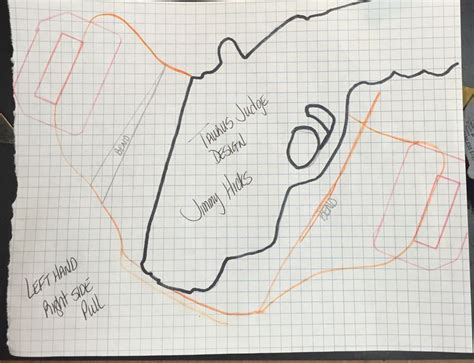 Plan Of Custom Taurus Judge Owb Left Hand Pull On Right Side