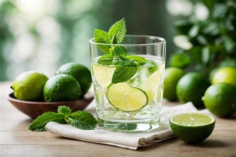 Premium Photo Magazinequality Shot Of A Luxurious Glass Of Lime Juice