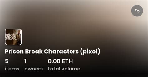 Prison Break Characters Pixel Collection OpenSea