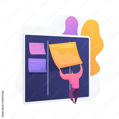 Kanban Board With To Do Lists Task And Time Management Method Project