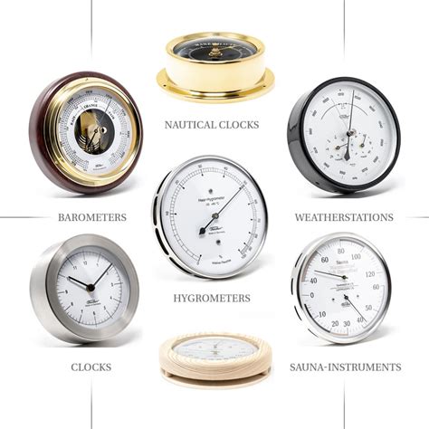 Barometers • Hygrometers And More From Drebach Germany Fischer Barometer