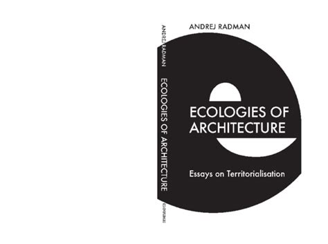 Pdf Ecologies Of Architecture Table Of Contents