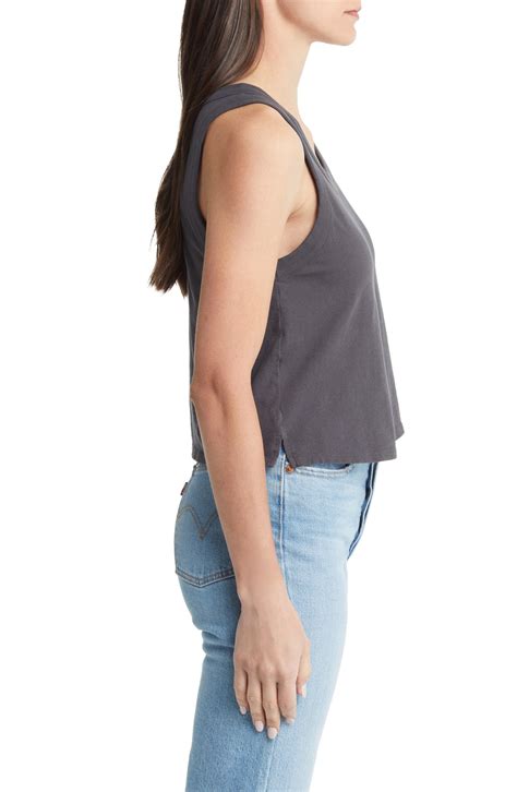 Madewell Softfade Cotton Boxy Crop Tank Nordstromrack