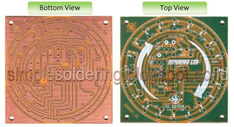 Simple Experiment And Electronics Hobby Running Led Circuits