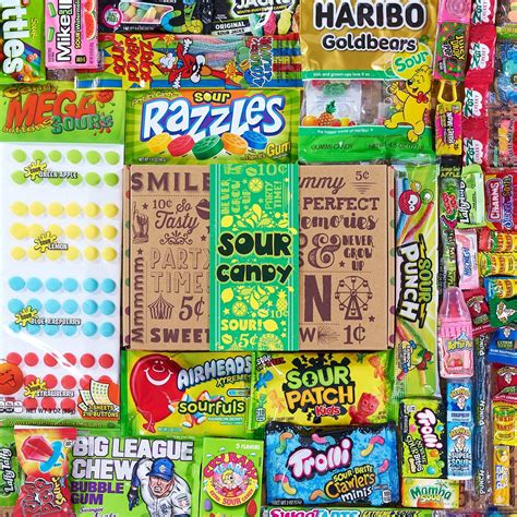 Sour Candy Assortment T Vintage Candy Co