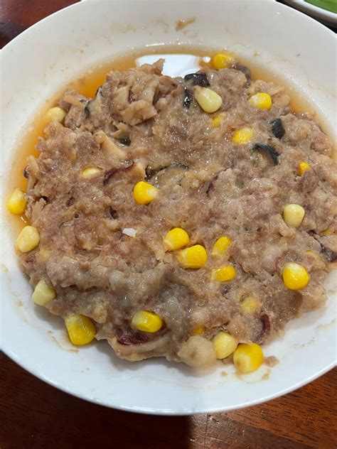 【鱿鱼干贝香菇蒸肉饼图片】再伤心我都坚持吃饭下厨房