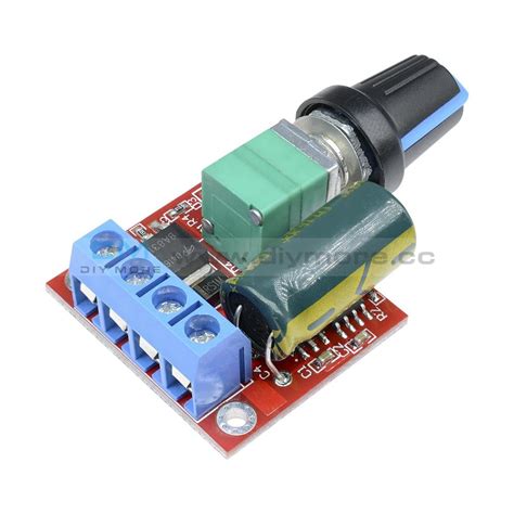 Dc 5v 35v 5a 20khz Led Pwm Dc Motor Controller Speed Regulation Dimmer Diymore