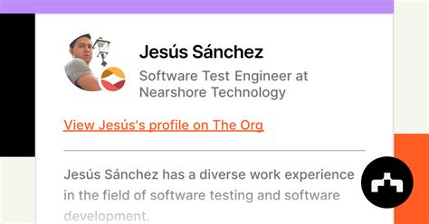 Jesús Sánchez Software Test Engineer At Nearshore Technology The Org