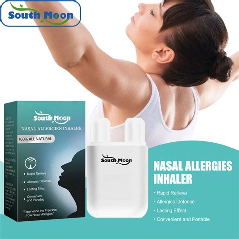 South Moon Nasal Allergies Inhaler 1pcs Nasal Rapid Relieve Clean Nasal ...