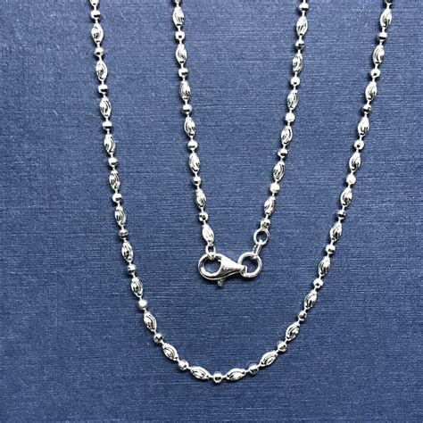 925 Sterling Silver Chains For Women Etsy