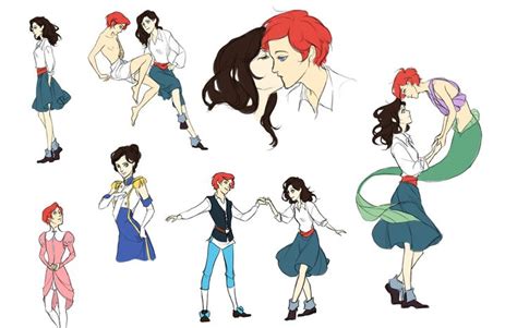 Genderbend Little Mermaid Disney Fan Art Arte Da Disney Princesas