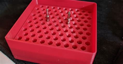 Gridfinity 4mm Magnetic Bit Holder By Rob Ludwick Download Free Stl