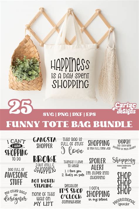 Funny Tote Bag Svg Bundle Tote Bag Quotes Bundle Vol 7