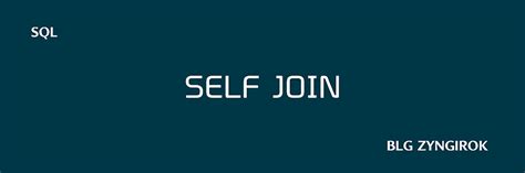 Sql 문법 데이터 조회 및 필터 Self Join