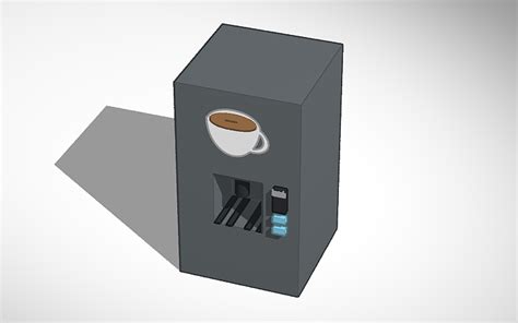 3d Design Coffee Machine Tinkercad