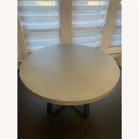 Gray Concrete Table AptDeco