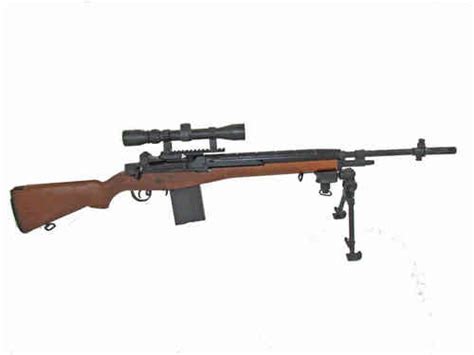 Agm Mp008 M14 Rifle Aeg In Wood Bbguns4less