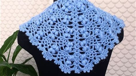 Шаль Нежность Узор крючком для шали и бактуса Вязание крючком узоры для свитера Узоры