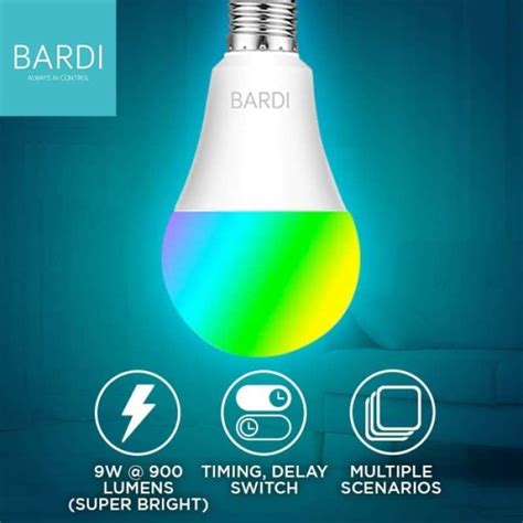 Jual Bardi Smart Light Bulb Rgb Ww 9w Wireless Wifi Di Seller Smart