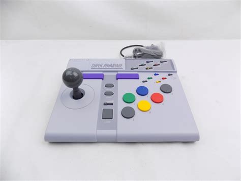 Boxed Asciiware SNES Super Advantage Controller Arcade Joystick Nintendo Starboard Games