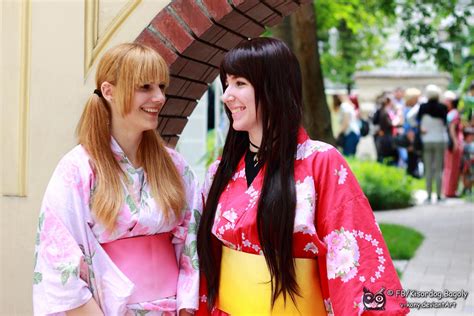 Girls In Yukata 5 By V Kony On Deviantart
