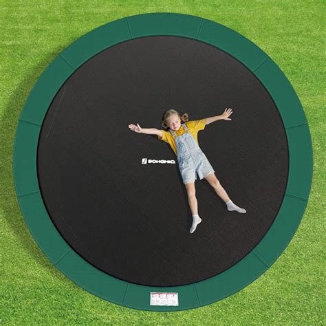 SONGMICS Replacement Trampoline Safety Pad Mat, Spring Cover, Dark ...