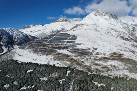 Switzerland Energy Week The Alps First Large Scale Solar Park