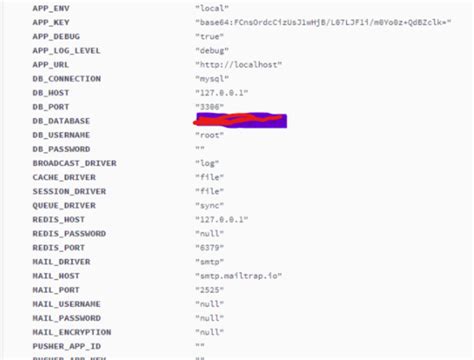 Laravel 55 Showing Database Details On Error Screen · Issue 22189