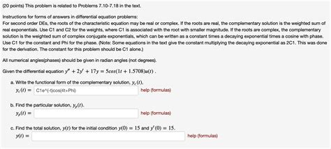 20 Points This Problem Is Related To Problems Chegg Com