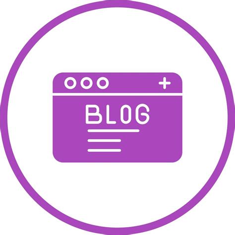 Blog Vector Icon Vector Art At Vecteezy