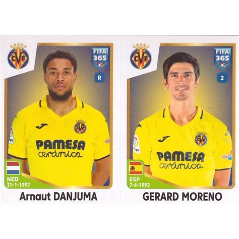 Venta Cromo De Arnaut Danjuma Gerard Moreno Villarreal Panini Fifa