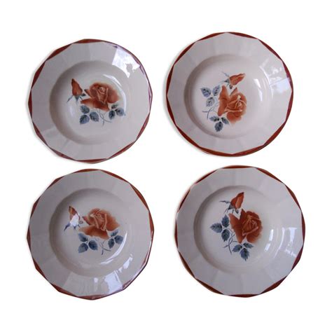 Assiettes Digoin Selency