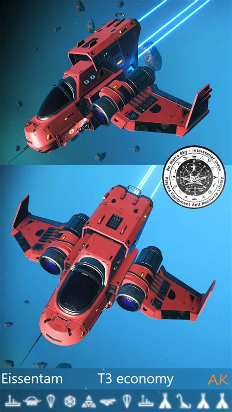 Rust Red Box Thruster Vector Rasa Fighter T3 Vy Keen Eissentam R