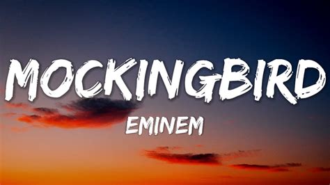 Eminem Mockingbird Lyrics Youtube Music