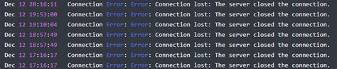 Connection Lost Issue Adonisjs Core Github