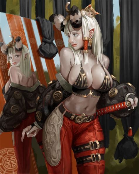 Artstation Jongsik Moon Woman Illustration Cartoon Drawings